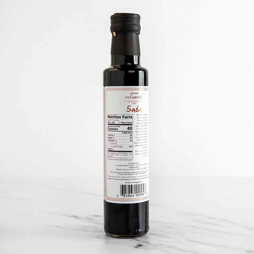 Saba-Grape Must Reduction/Fratelli Gorrieri/Condiments & Spreads – igourmet