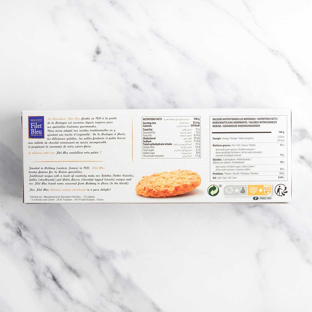 Sable a la Noix de Coco - French Coconut Shortbread Cookies – igourmet