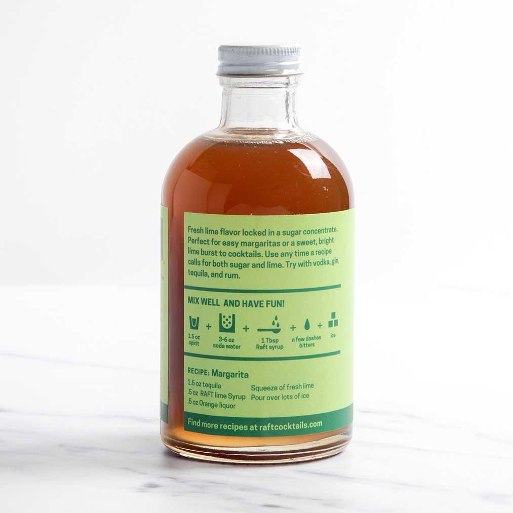 All Natural Lime Cocktail Syrup/RAFT/Cocktail Mixers & Tonics – igourmetA