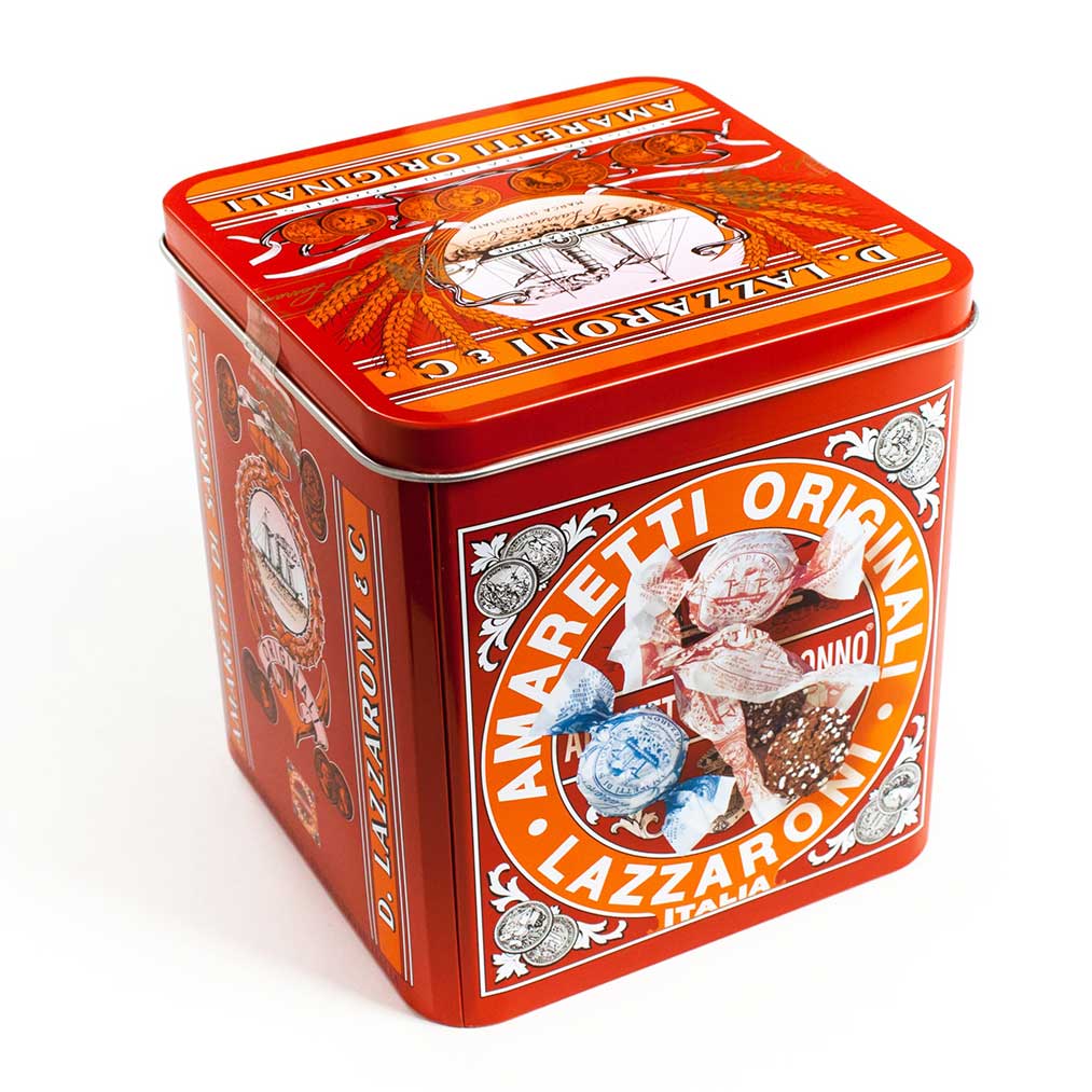 Amaretti di Saronno - Gift Tin/Lazzaroni/Cookies & Biscuits – igourmet