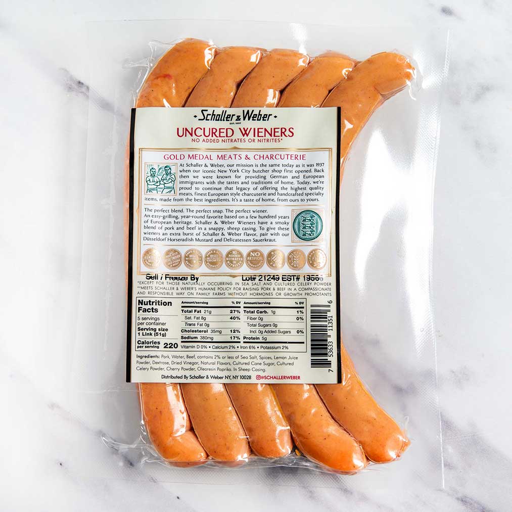 Wieners/Schaller & Weber/Sausages & Hotdogs – igourmet