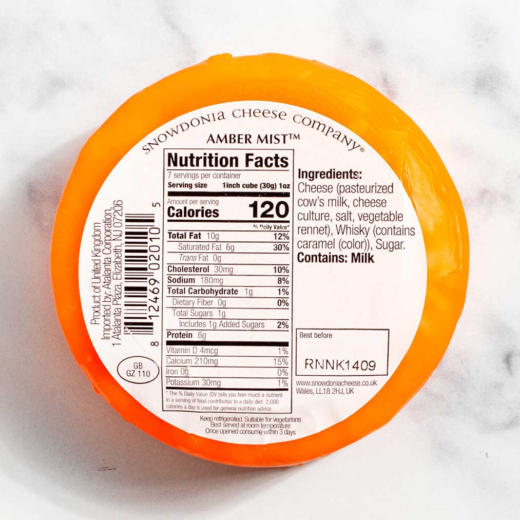 Amber Mist Welsh Truckle Cheese /Snowdonia Cheese Co./Cheese – igourmet