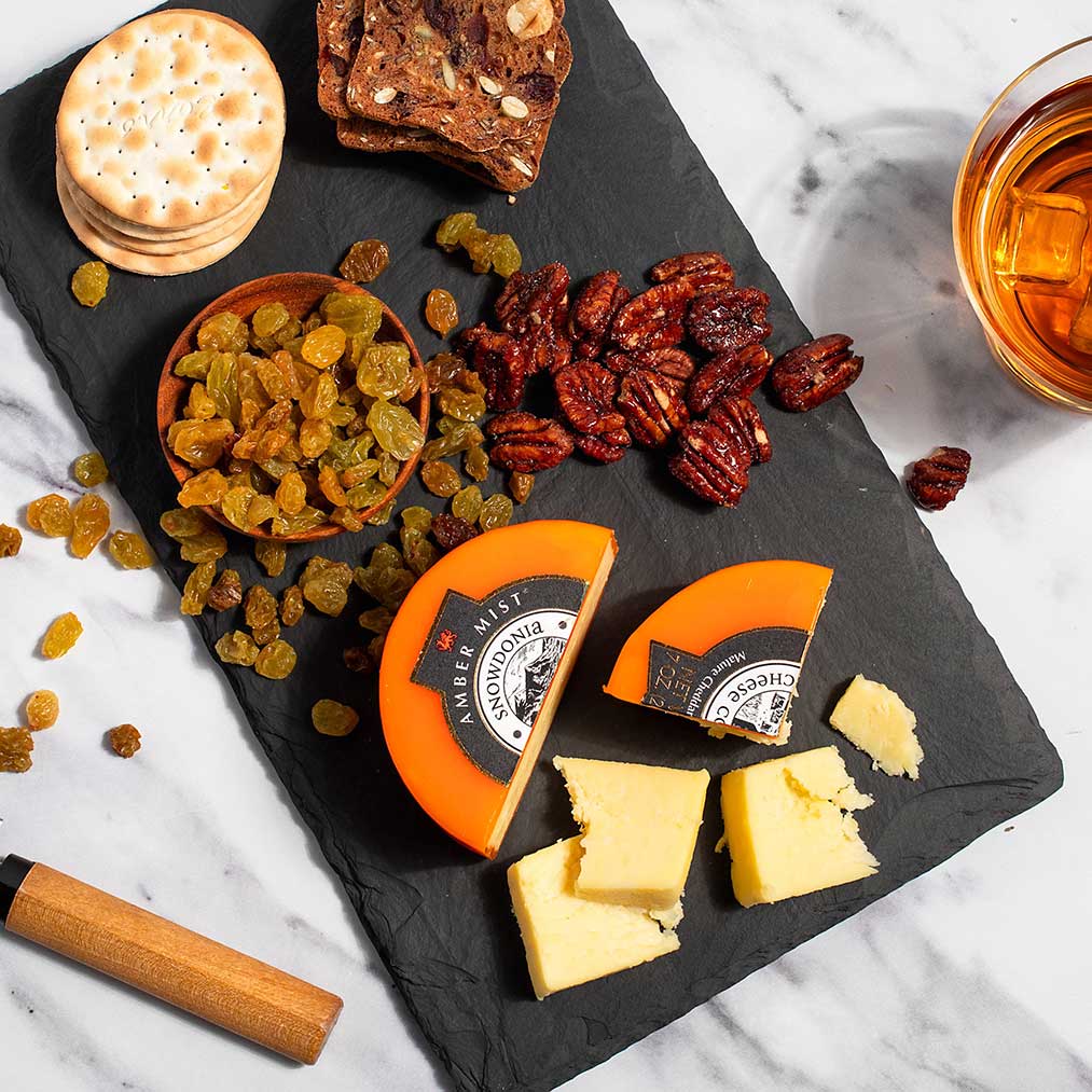 Amber Mist Welsh Truckle Cheese /Snowdonia Cheese Co./Cheese – igourmet