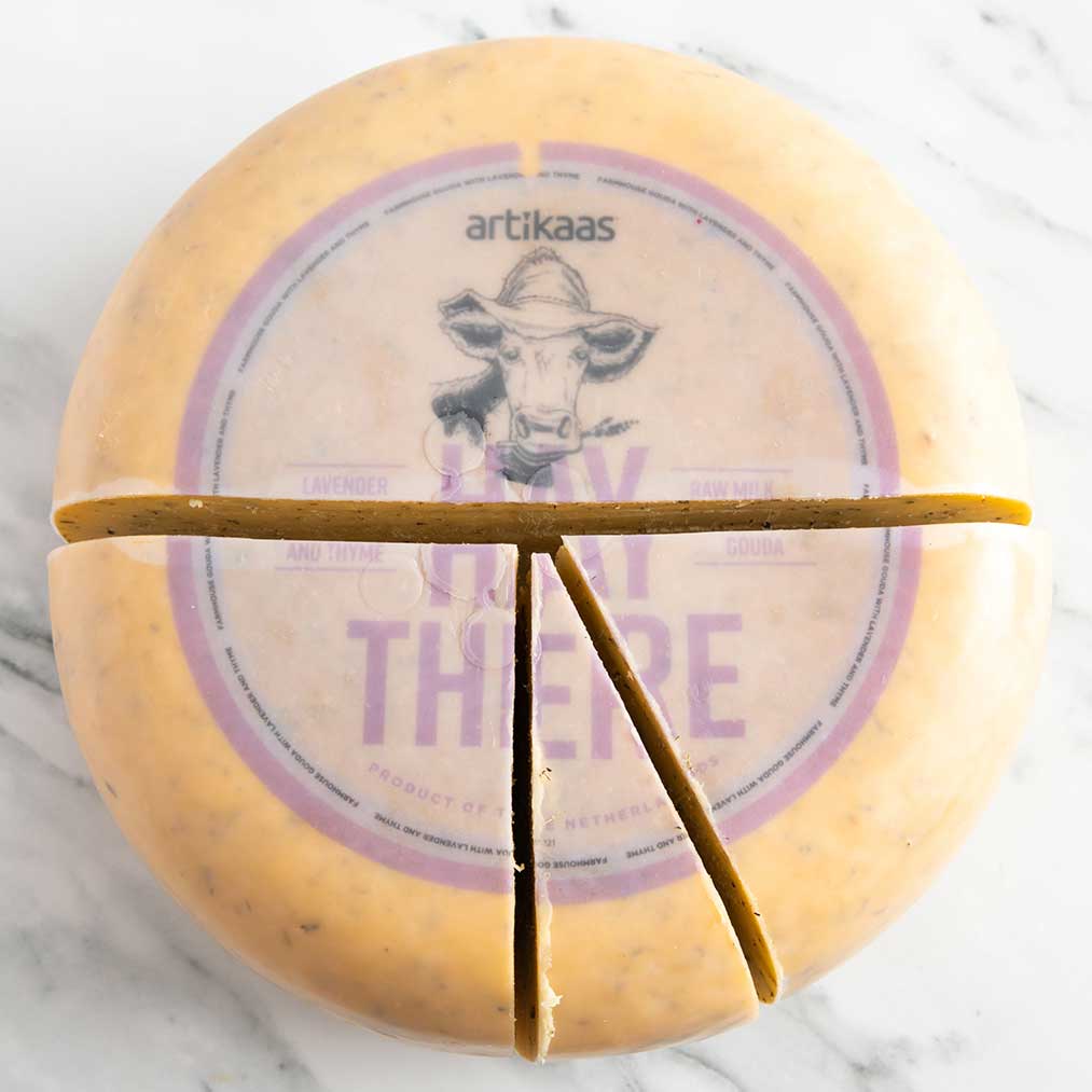 Artikaas Hay There Gouda Cheese with Lavender & Thyme/Cut & Wrapped by ...
