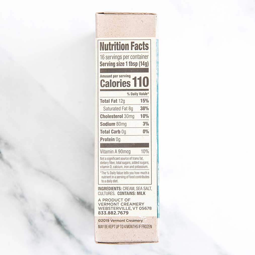 Vermont Cultured Butter/Vermont Creamery/Butter & Dairy – igourmet