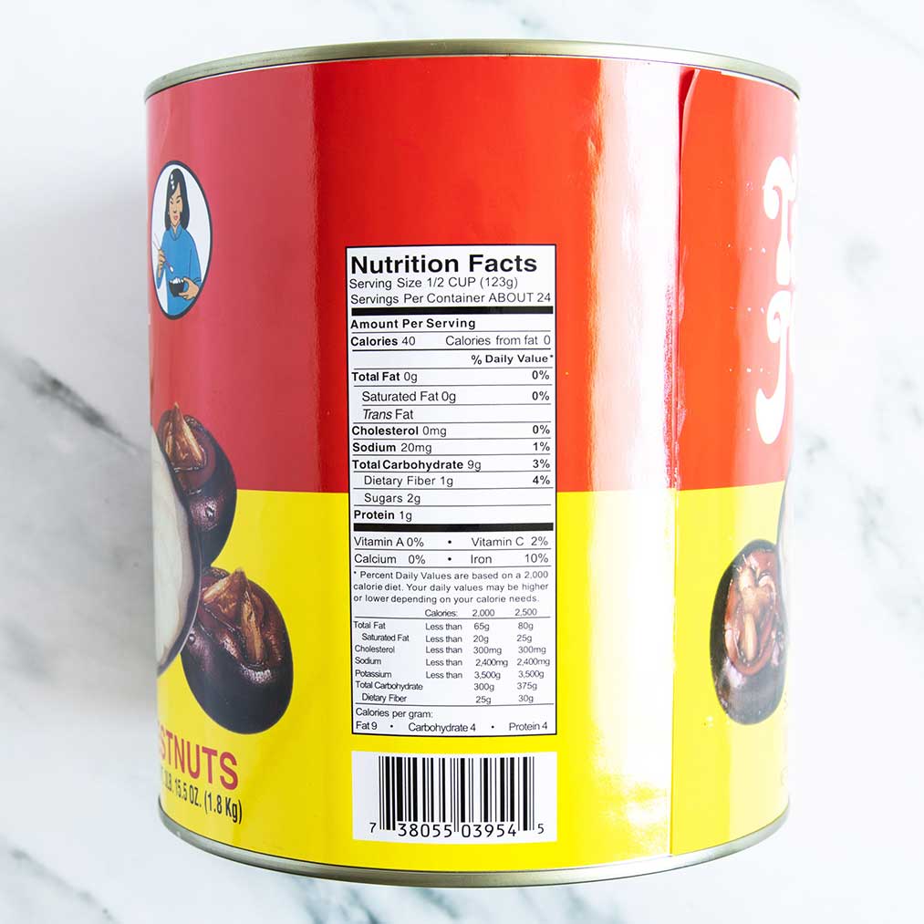 Sliced Water Chestnuts / Tasty Joy / Dried Fruits, Nuts & Seeds – igourmet