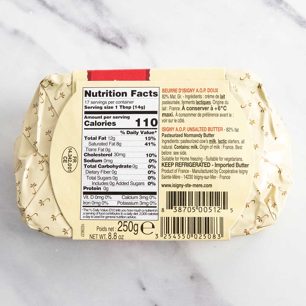 Unsalted Butter/Isigny/Butter & Dairy – igourmet