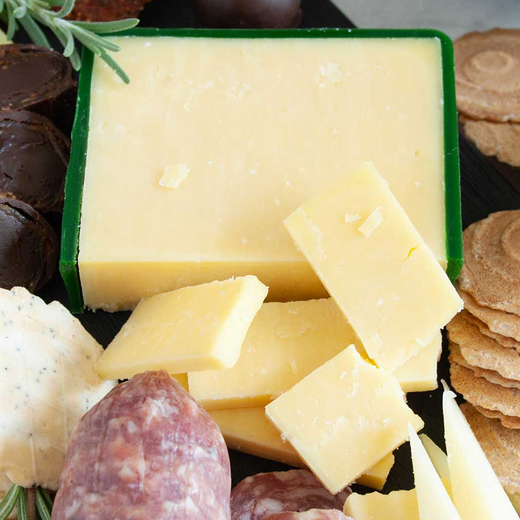 igourmet - Irish Green Wax Mature Cheddar Cheese