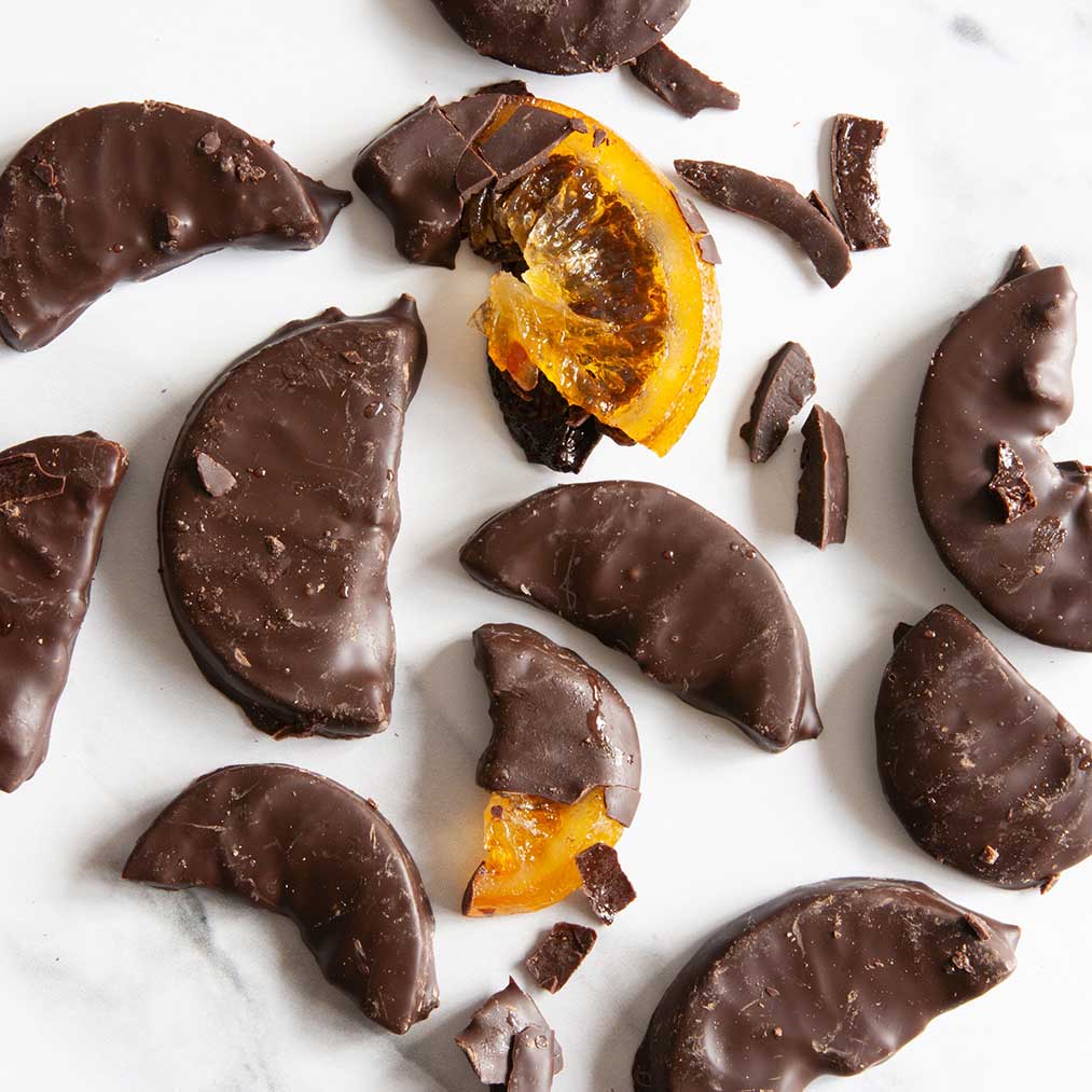 igourmet - Orange Delights - Spanish Dark Chocolate Dipped Candied Oranges