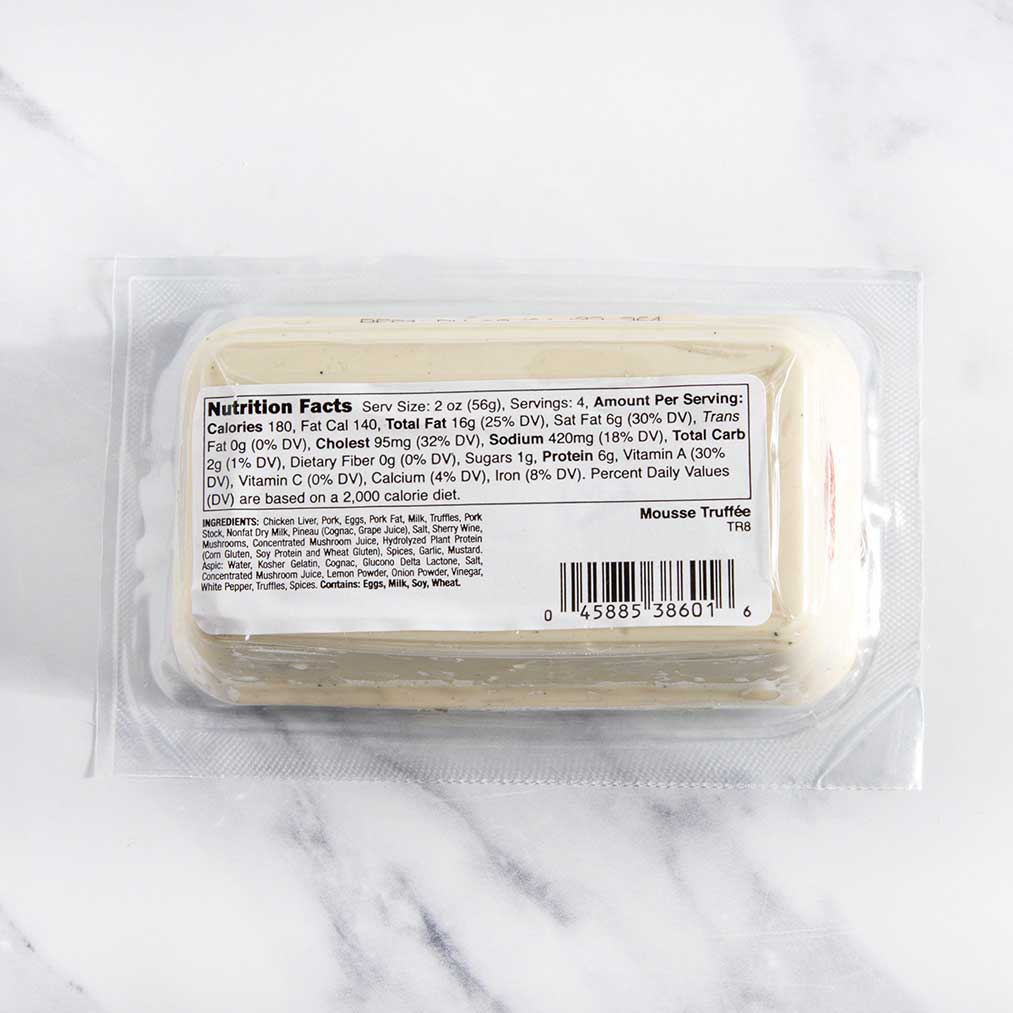 igourmet - Pork & Chicken Liver Mousse with Truffles (Mousse Truffee)