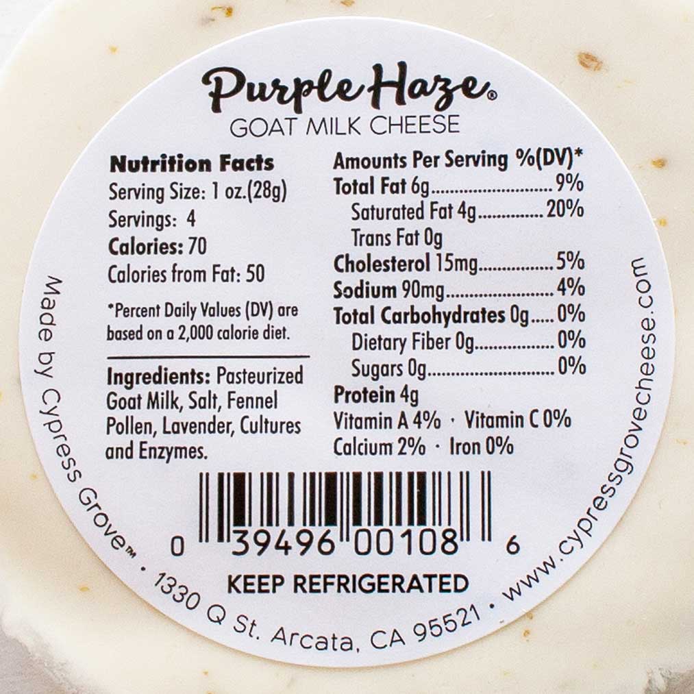igourmet - Purple Haze Chevre Cheese