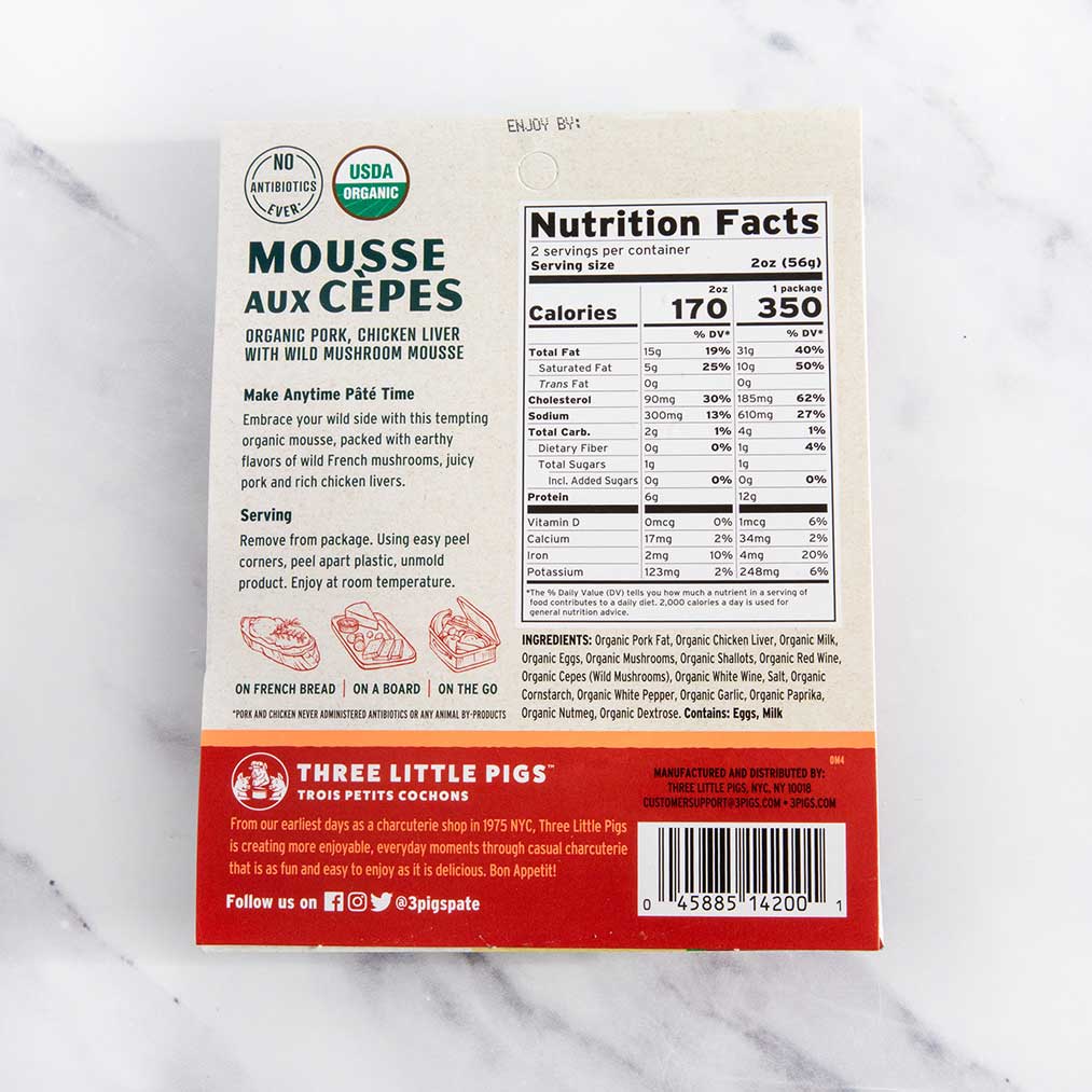 igourmet - Organic Mousse Aux Cepes