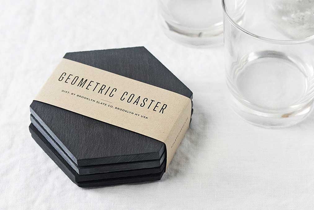 igourmet - Geometric Slate Coasters