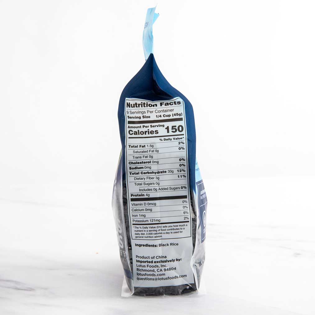 igourmet - Forbidden Black Rice by Lotus Foods