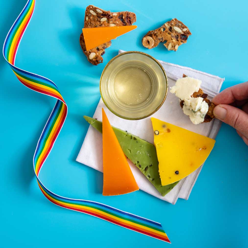 igourmet - A Rainbow of Colorful Cheeses