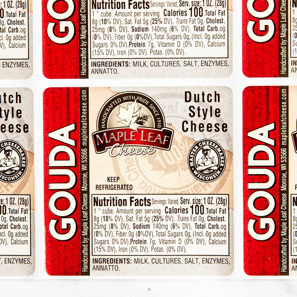 igourmet - Maple Leaf Red Wax Gouda Cheese