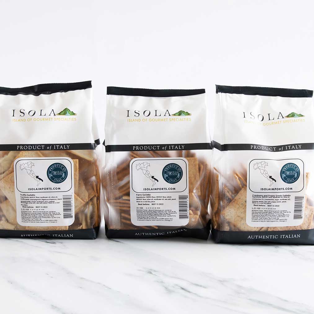 igourmet - Farro & Sea Salt Italian Gallette Flatbread