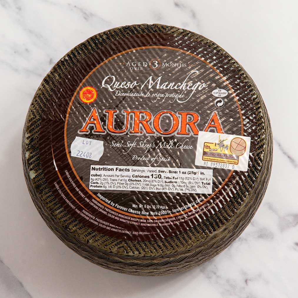 Manchego Aurora DOP | Spanish Sheep's Milk Cheese | iGourmet