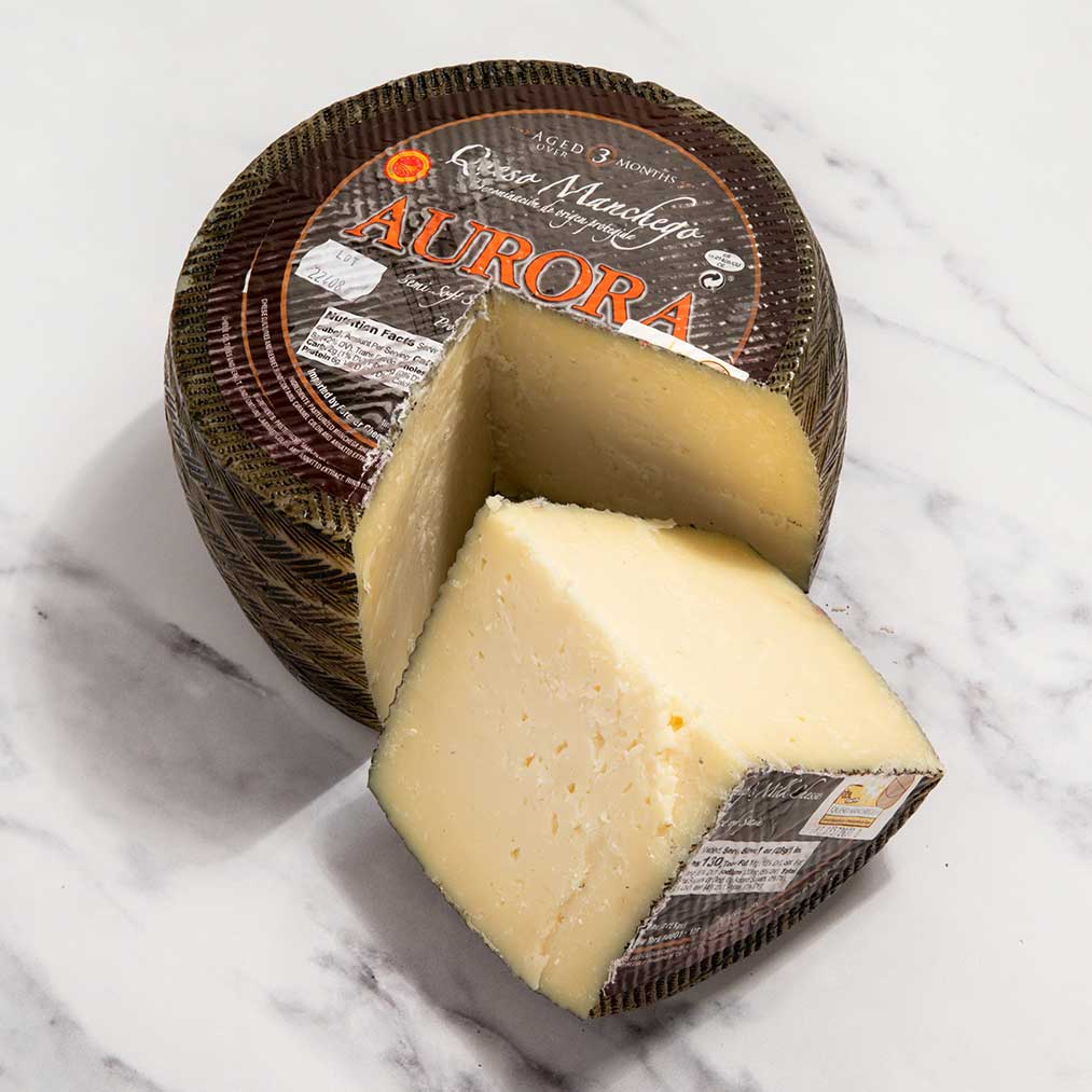 Manchego Aurora DOP | Spanish Sheep's Milk Cheese | iGourmet