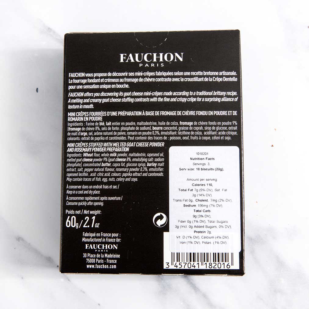 igourmet - Mini Crepes with Goat Cheese & Rosemary