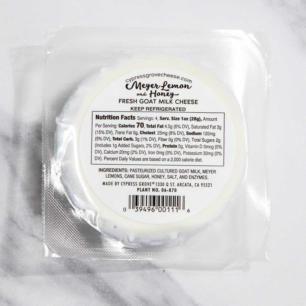 igourmet - Meyer Lemon & Honey Chevre Cheese