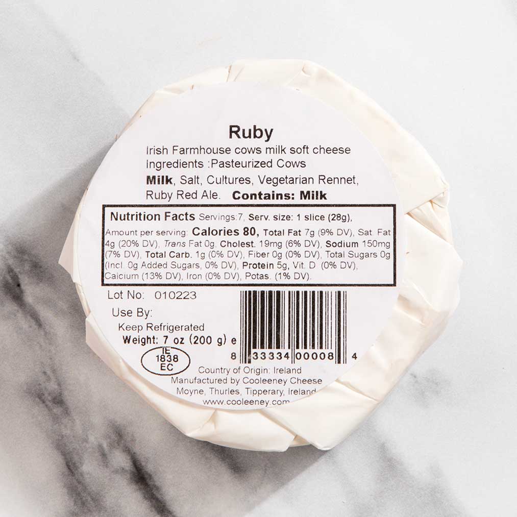 igourmet - Ruby Irish Ale Washed Rind Cheese