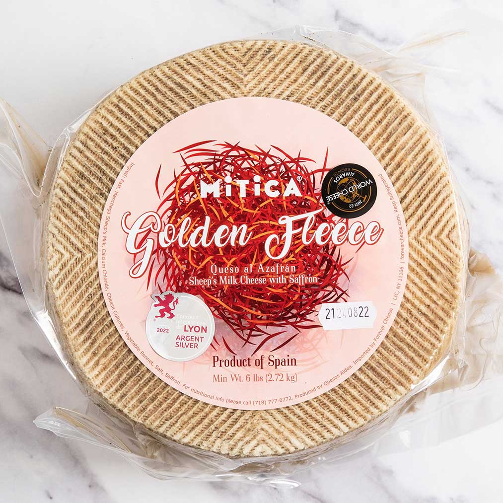 igourmet - Golden Fleece Spanish Saffron Sheep's Milk Cheese