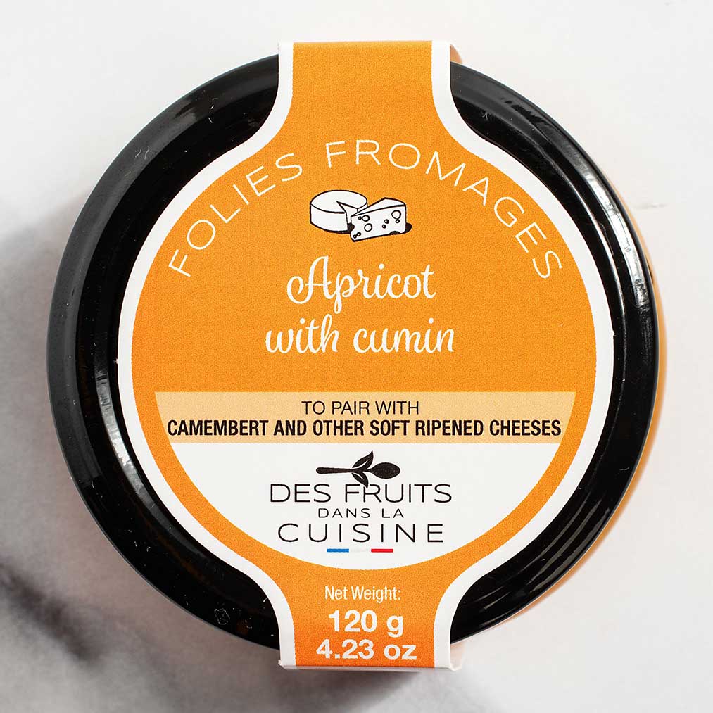 igourmet - French Apricot & Cumin Spread for Camembert & Brie Cheeses