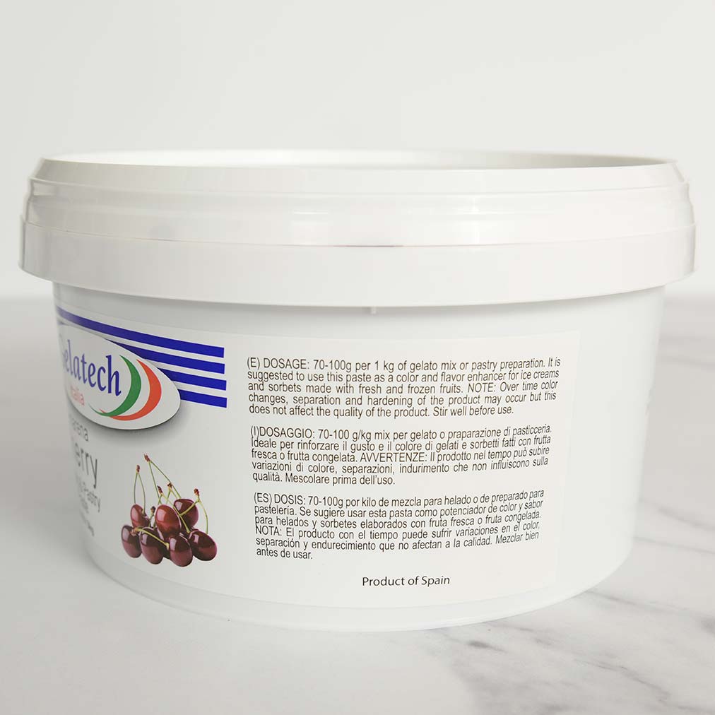 Gelatech Amarena Cherry Paste – Concentrated Dessert Flavoring | iGourmet