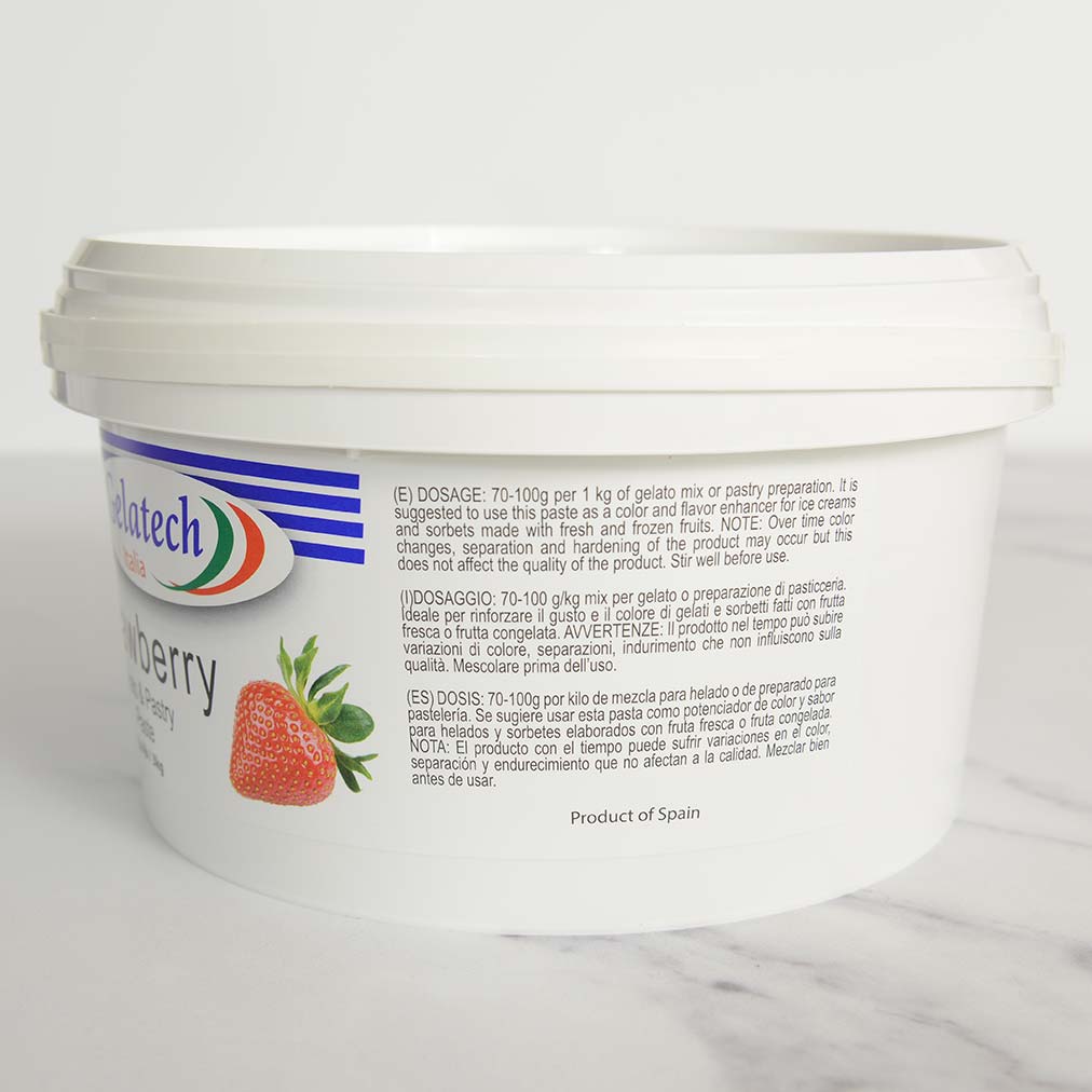 Gelatech Strawberry Paste – Concentrated Strawberry Flavoring | iGourmet