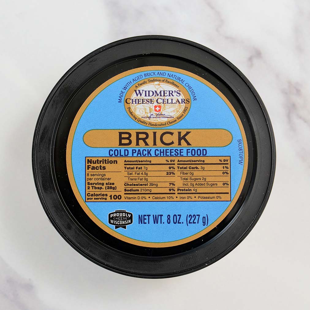 Widmer’s Wisconsin Aged Brick Cheese Spread – Bold, Buttery & Smooth ...