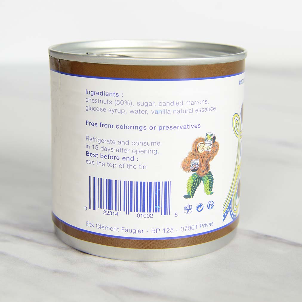 Clement Faugier Chestnut Spread with Vanilla – Sweet, Creamy ...
