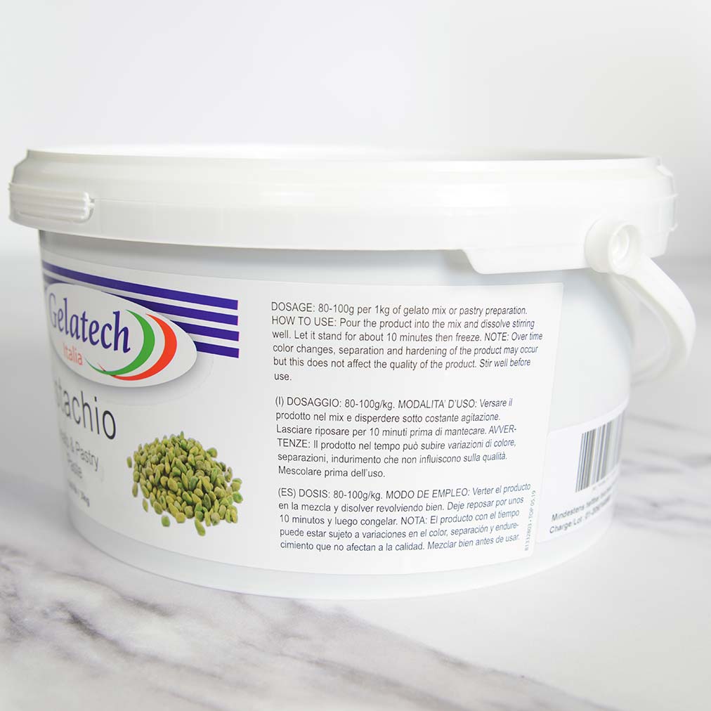 Gelatech Pistachio Paste – Concentrated Pistachio Flavoring | iGourmet