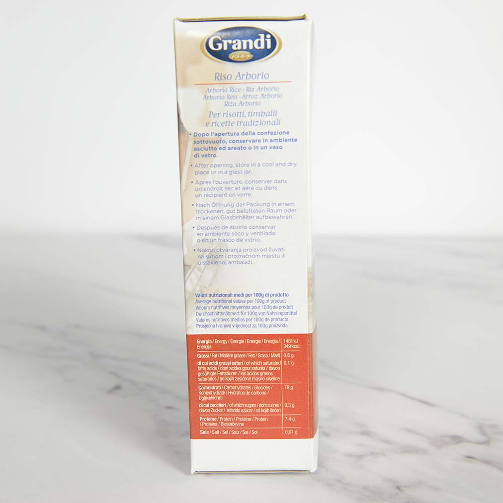 Grandi Riso Arborio Superfino Rice – Italian Risotto Rice | iGourmet