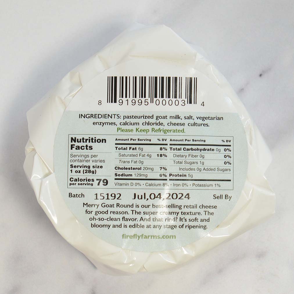 igourmet - Merry Goat Round Cheese