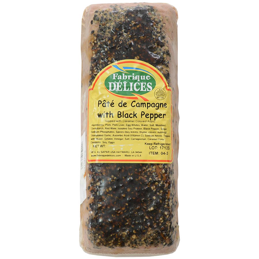 Order Country Pate with Black Pepper from our Gourmet Store