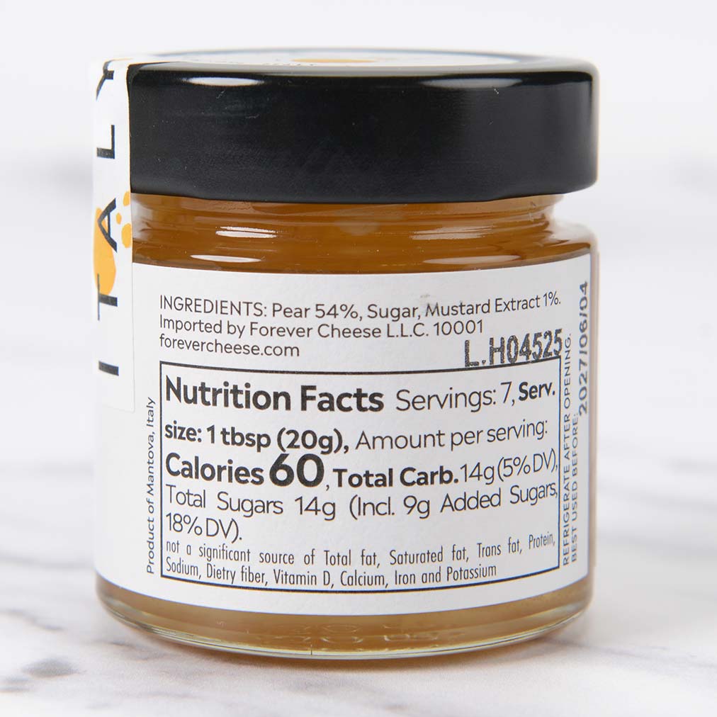 Casa Forcello Pear Mostarda – Sweet, Spicy & Traditionally Made in ...