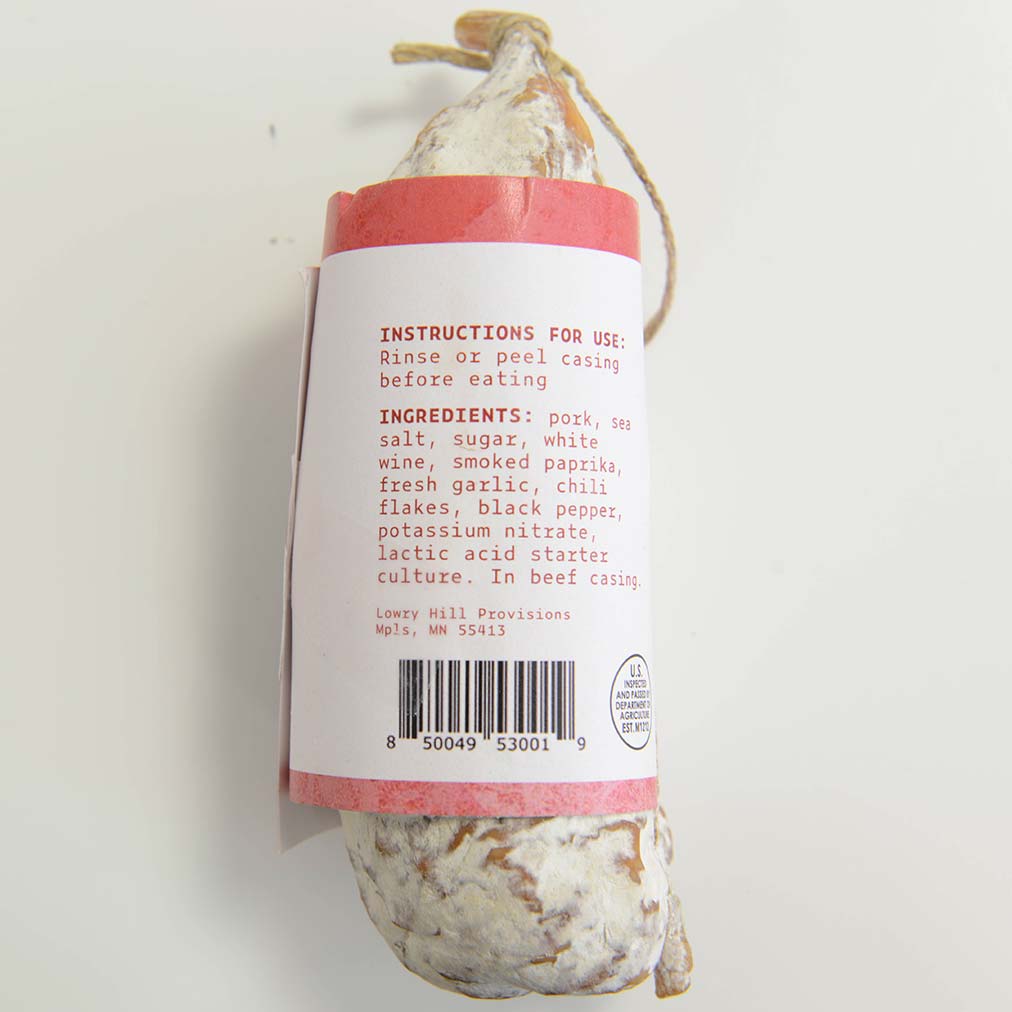 Lowry Hill Hot Chili Salami – Spicy, Handcrafted Salami from Heritage ...