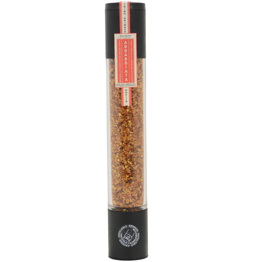 Il Boschetto Arrabbiata Sea Salt with Chili Pepper Grinder | iGourmet