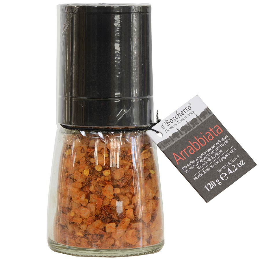 Il Boschetto Arrabbiata Sea Salt with Chili Pepper Grinder | iGourmet