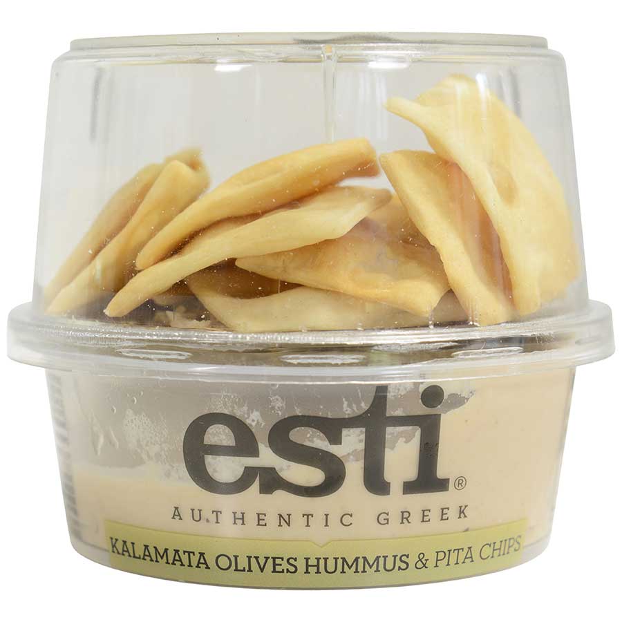 Esti Kalamata Olive Hummus with Pita Chips | iGourmet