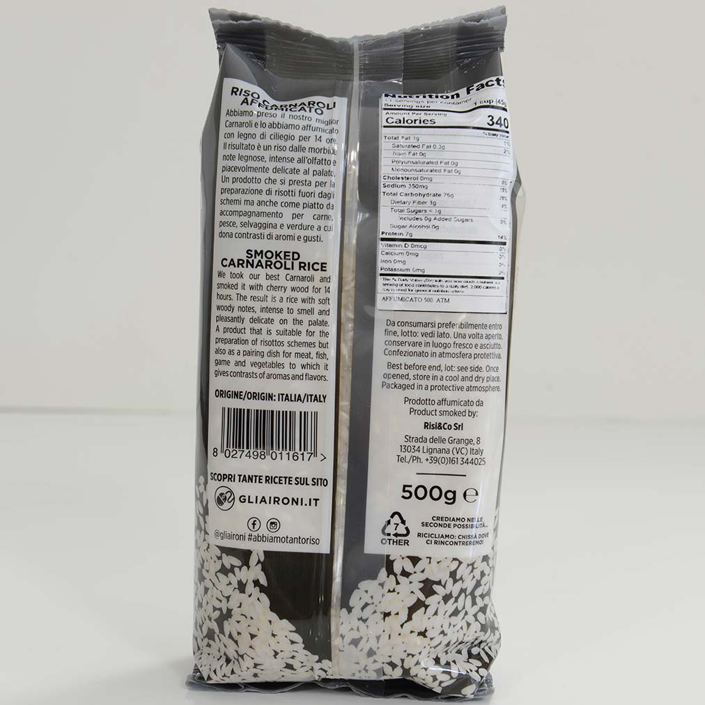 Gli Aironi Smoked Carnaroli Rice – Italian Gourmet Risotto Rice | iGourmet