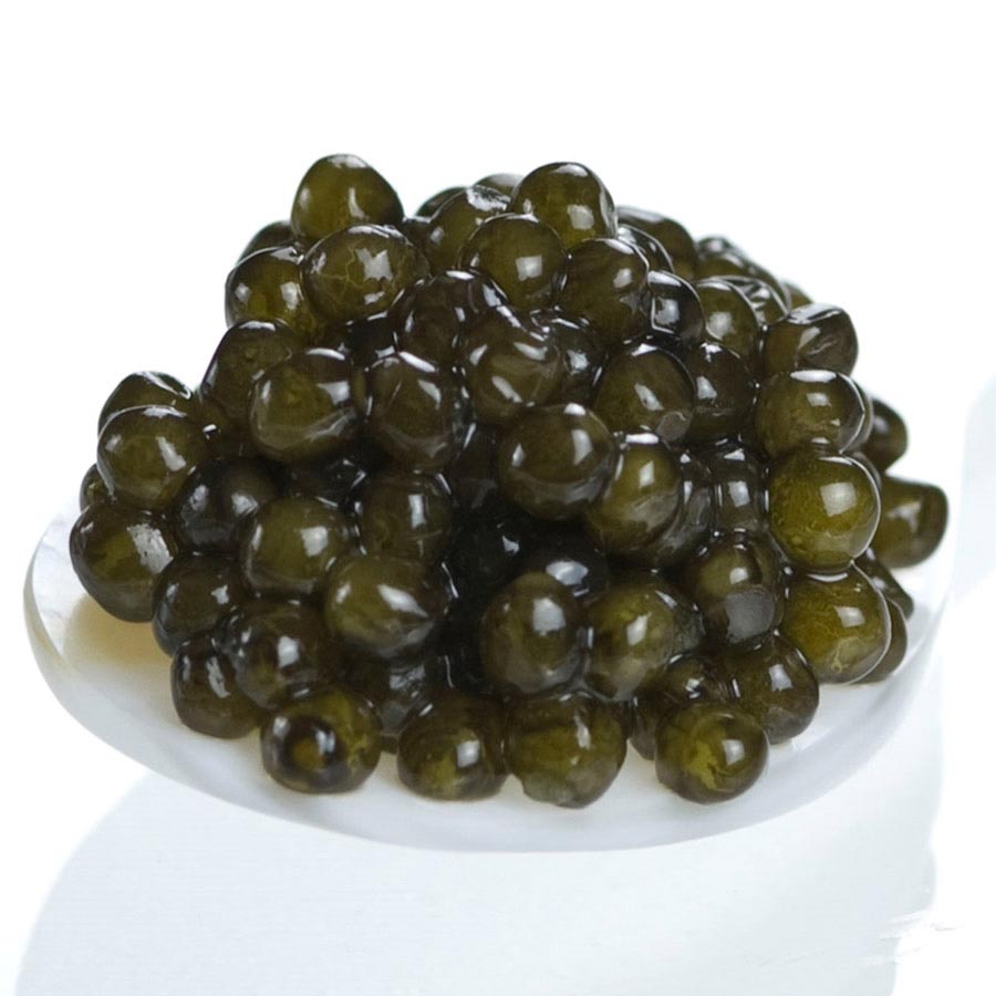 Kaluga Fusion Sturgeon Caviar Amber | Premium Hybrid Roe