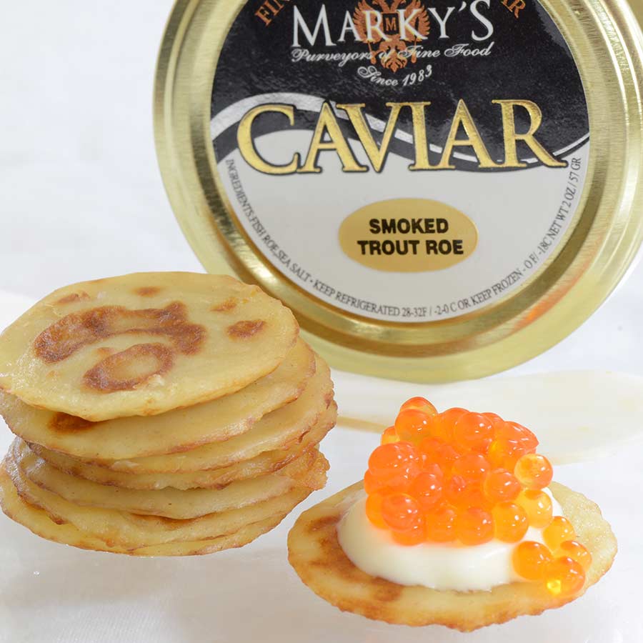 Marky’s Smoked Rainbow Trout Roe | Danish Smoked Fish Roe