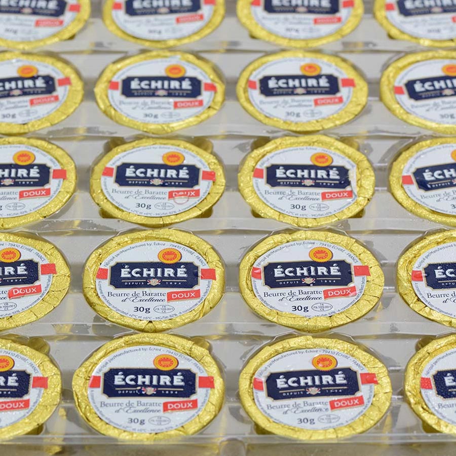 Beurre Échiré Unsalted Butter Minis 100 Count | iGourmet