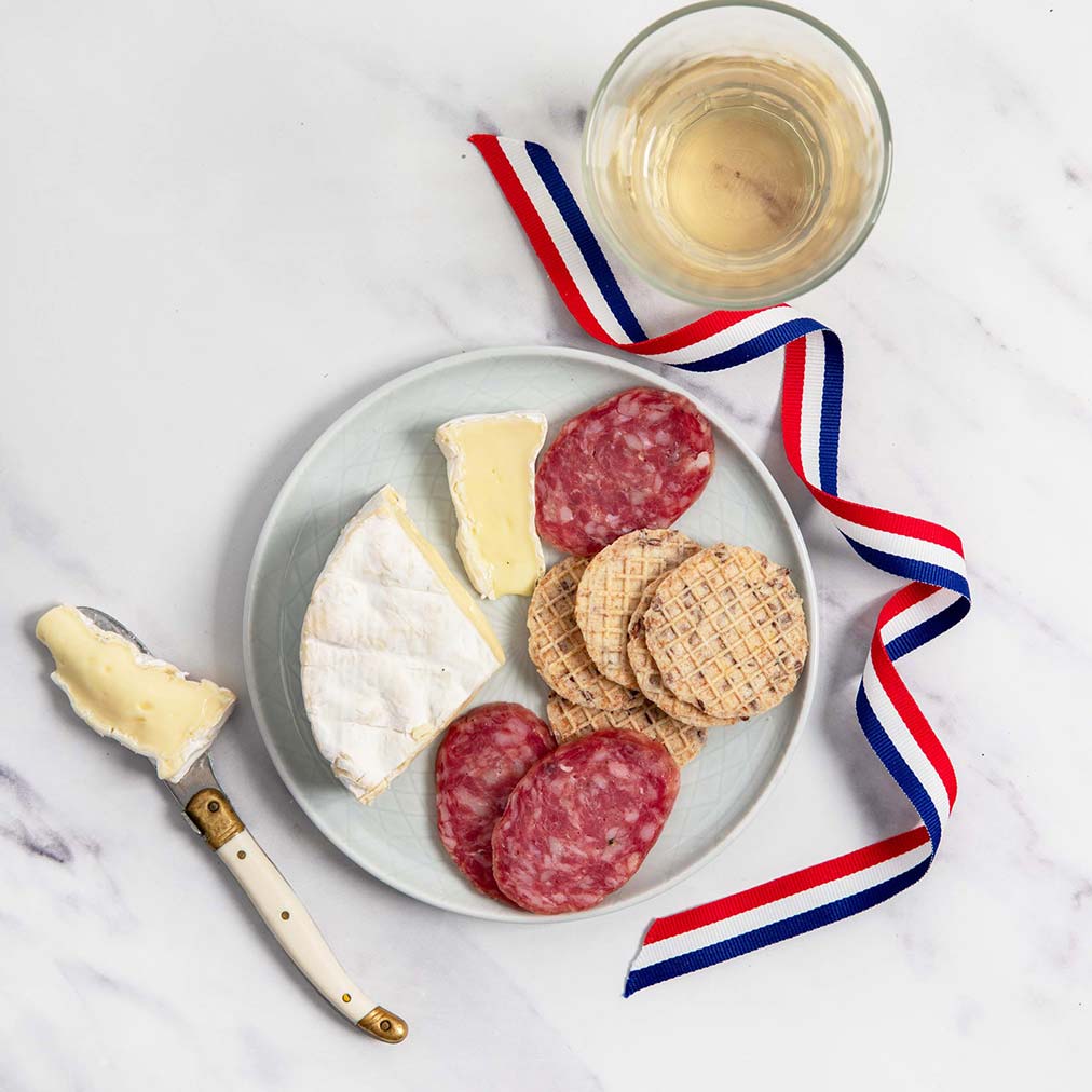 iGourmet A Little Bit of France Gift Box | French Cheese & Charcuterie