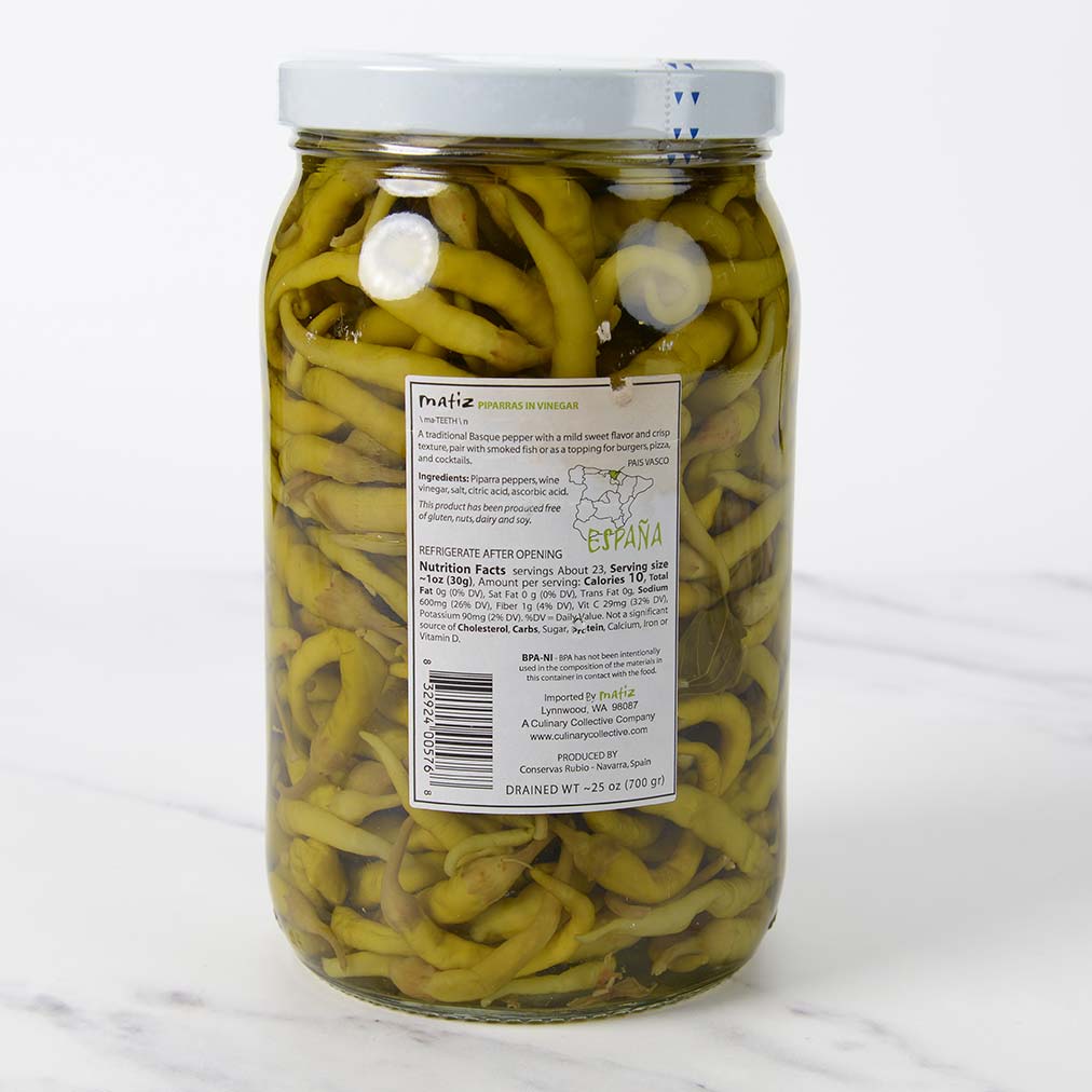 Piparra Peppers – Mildly Spicy Pickled Spanish Chilies | iGourmet