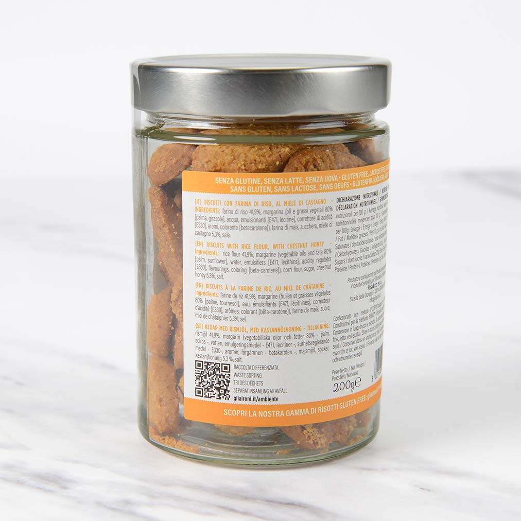 Gli Aironi Rice Biscotti with Chestnut Honey | iGourmet